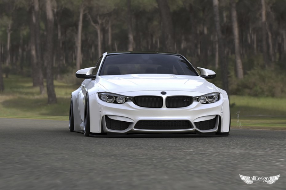 Wide Body Kit Liberty Walk BMW M4 (F82) LB-Works | allDesign